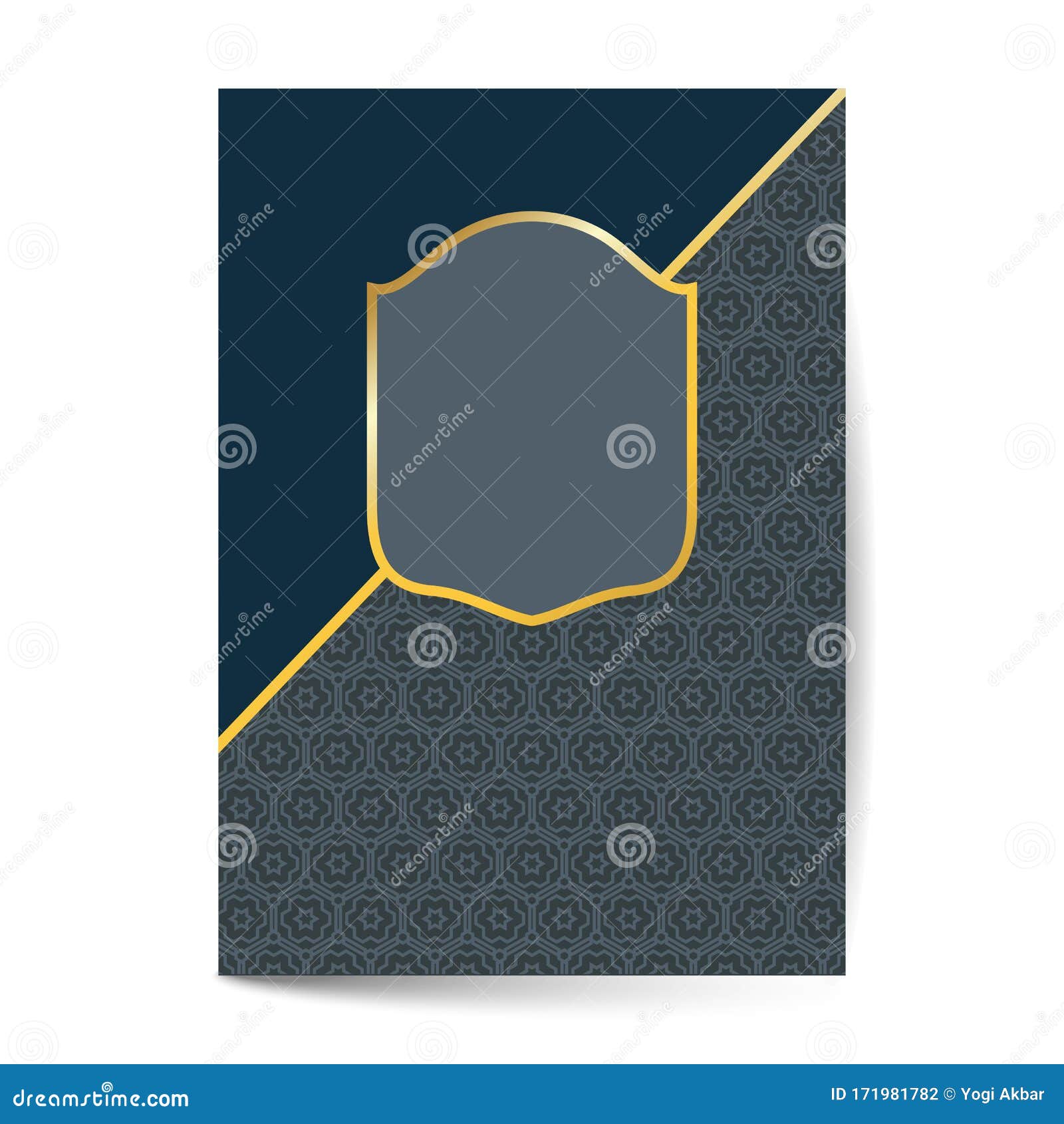 Elegant Cover Page with Pattern Background for Banner, Cover ...
