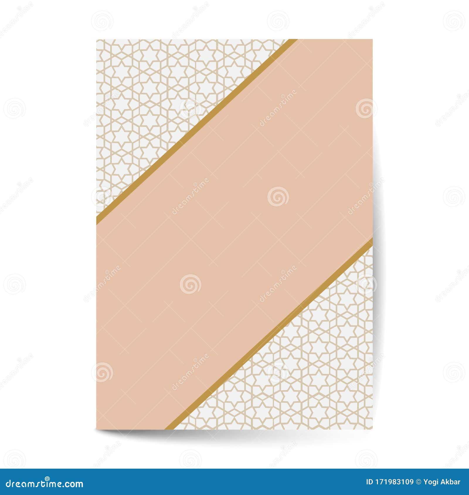 Elegant Cover Page with Pattern Background for Banner, Cover ...