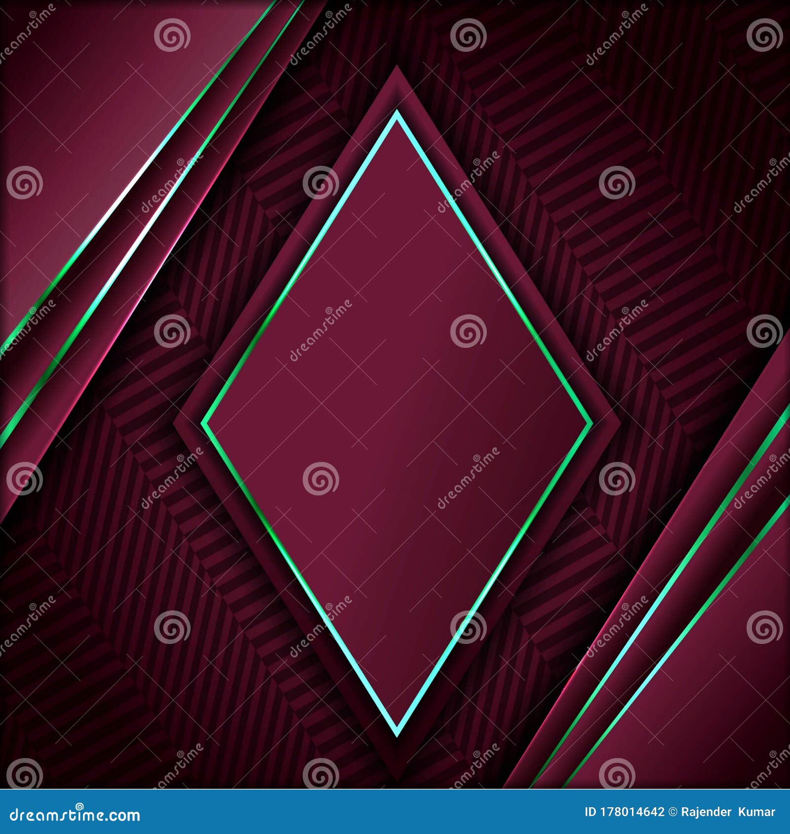 Elegant Creative Rectangular Shape Icon. Stock Illustration ...