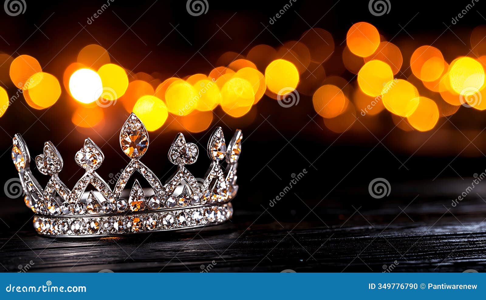 Elegant Crown Floating Above an Empty Throne Stock Illustration ...
