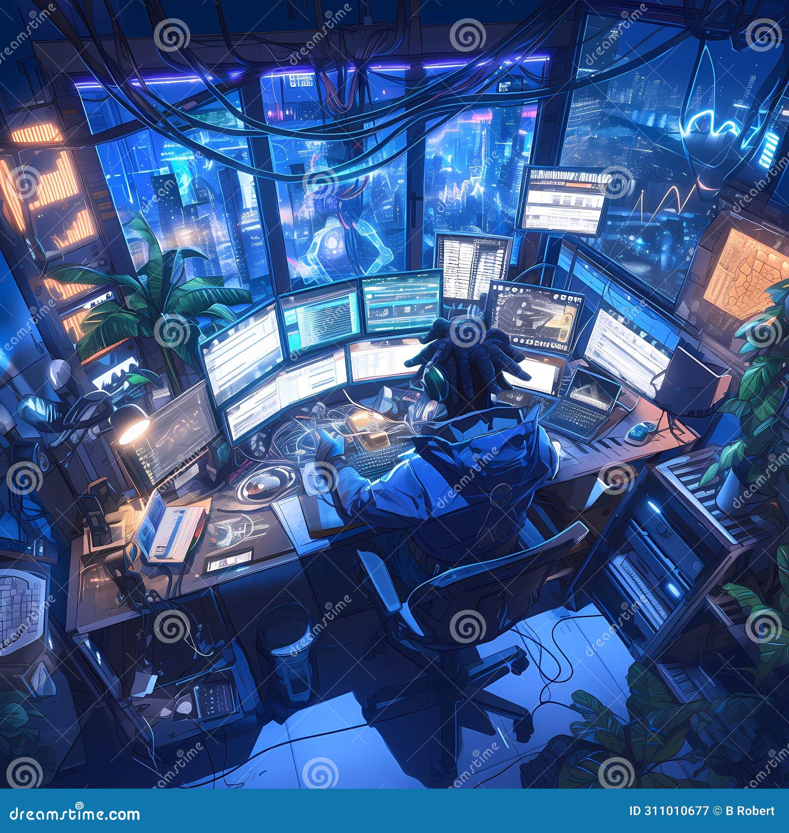 Elegant Cyberdeck Corner: a Dedicated Space for Immersive Technology ...