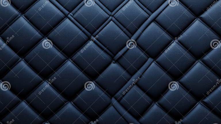 Elegant Dark Blue Diamond Pattern Leather Texture Stock Illustration ...