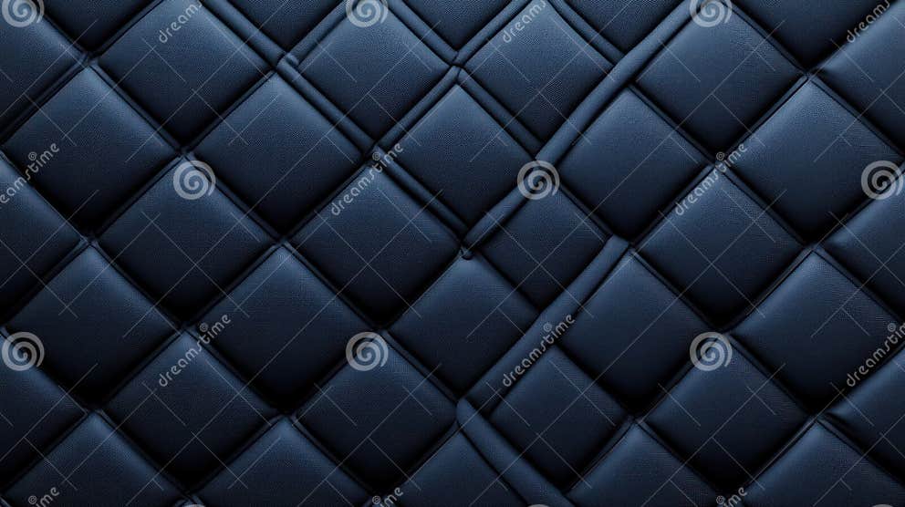 Elegant Dark Blue Diamond Pattern Leather Texture Stock Illustration ...