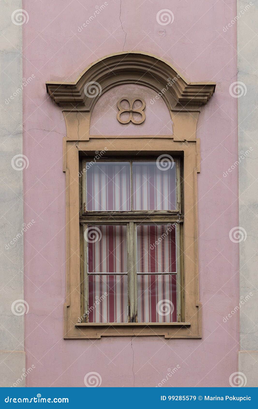 Elegant, decorated window stock image. Image of style - 99285579