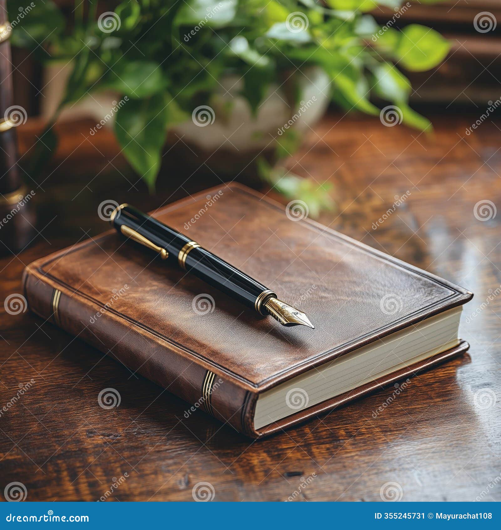 Professional Journal and Elegant Workspace Decor Luxury Office ...