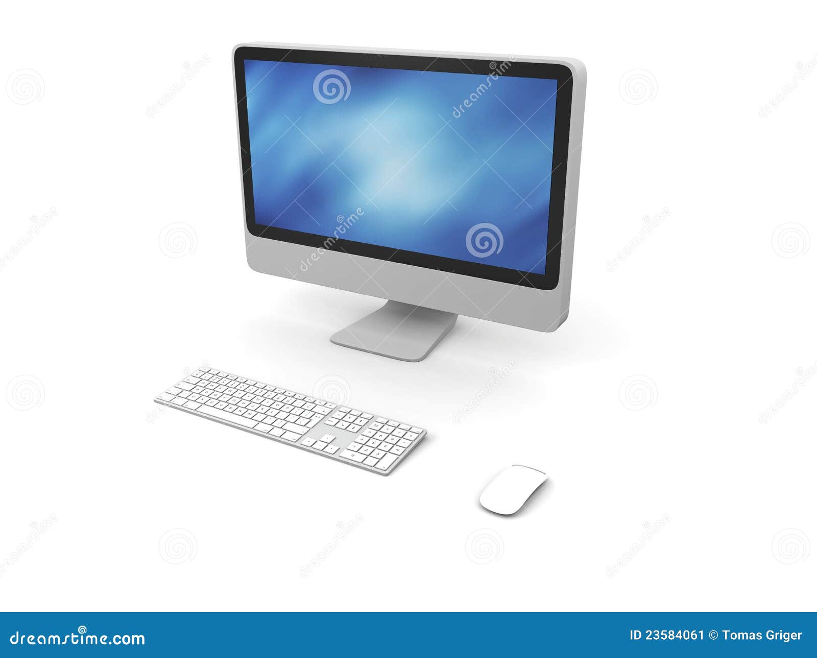Elegant desktop computer editorial photo. Illustration of elegant ...