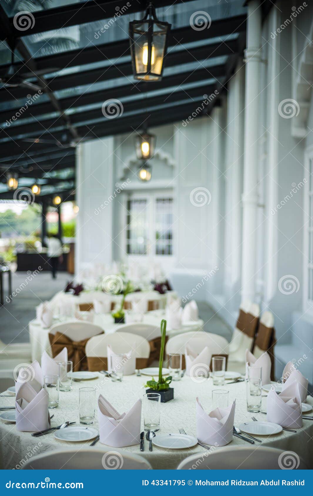 Elegant Dining Table stock image. Image of wedding, life - 43341795