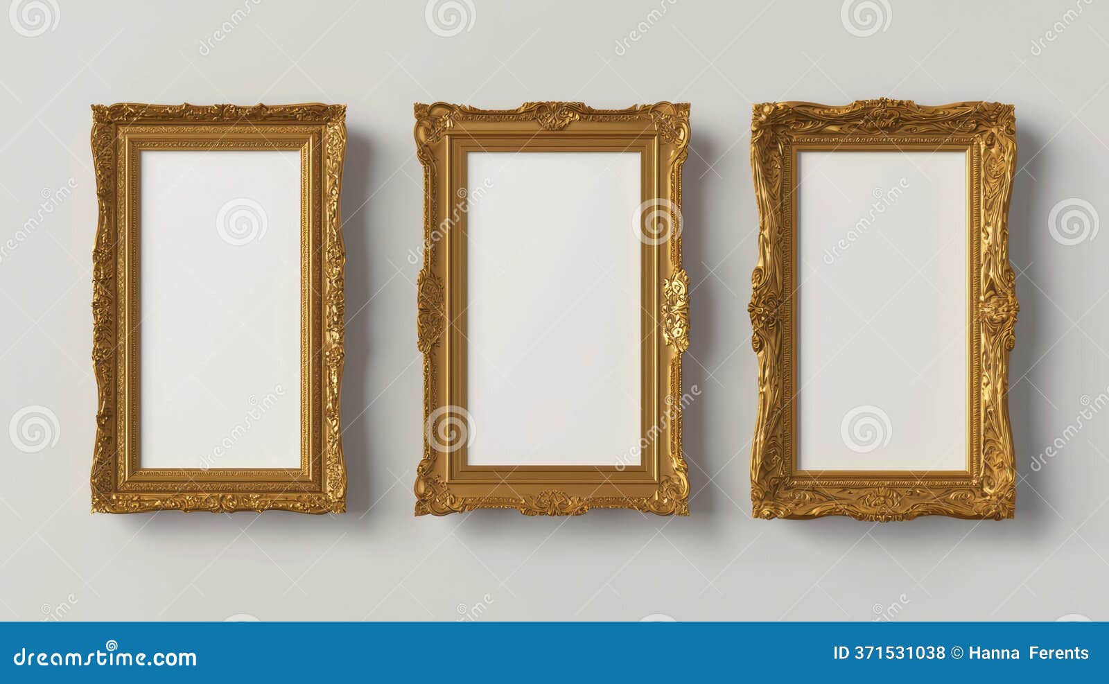 Ornate Empty Frame Is A Striking Example Of Decorative Craftsmanship ...