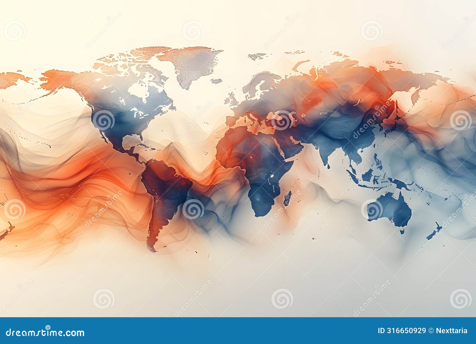 Elegant Earthly Composition: Modern Abstract Background with Stylized ...