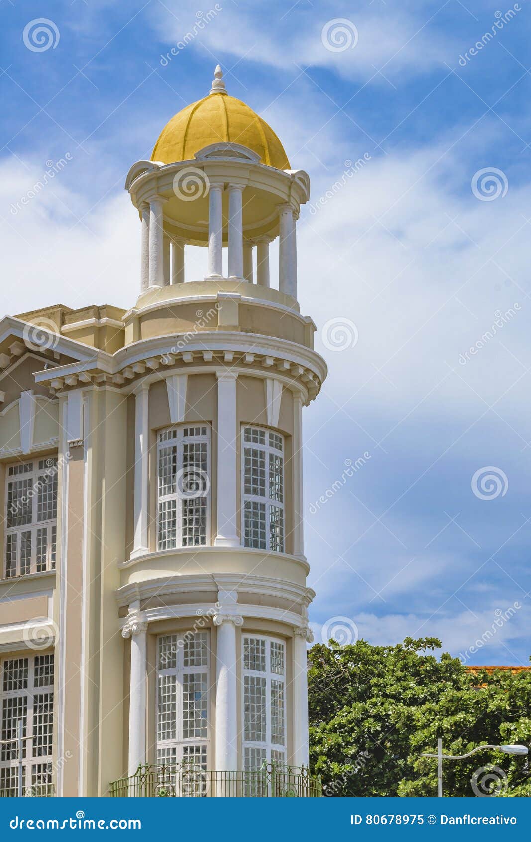 Elegant Eclectic Style Building Recife Brazil Stock Image - Image of ...