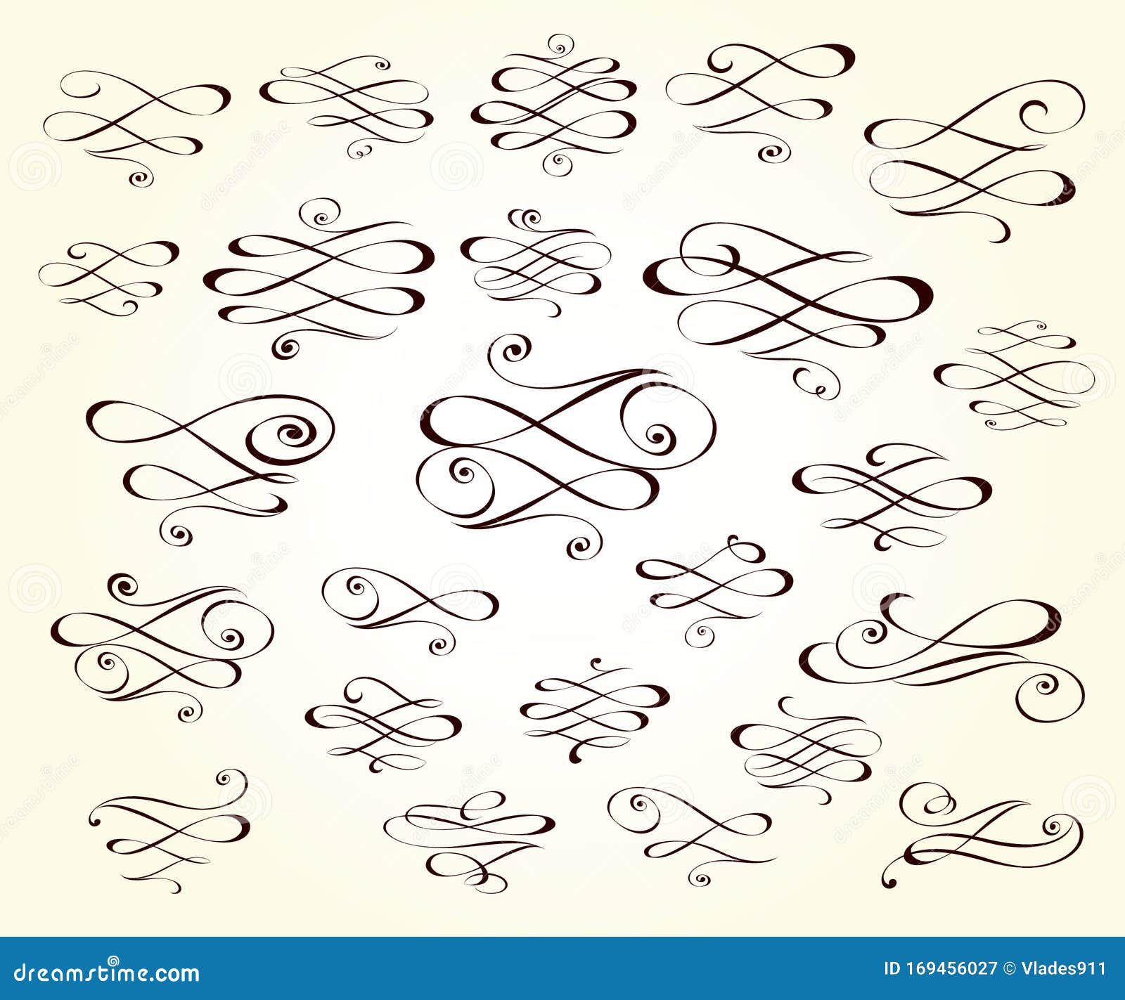 Elegant Elements of Design. .Place for Text. Stock Vector ...