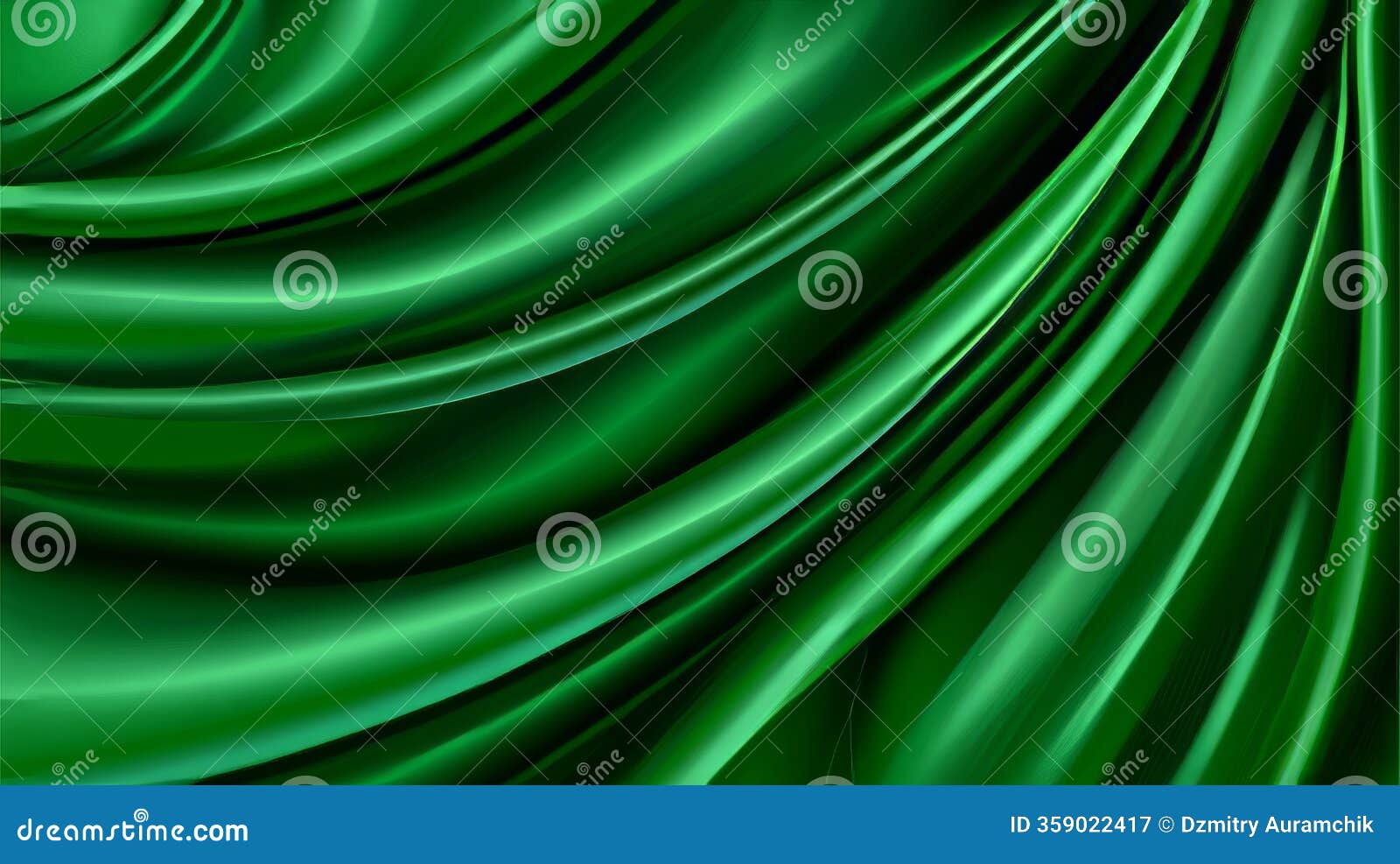 An Elegant Emerald Green Backdrop with a Silky Smooth Surface and ...