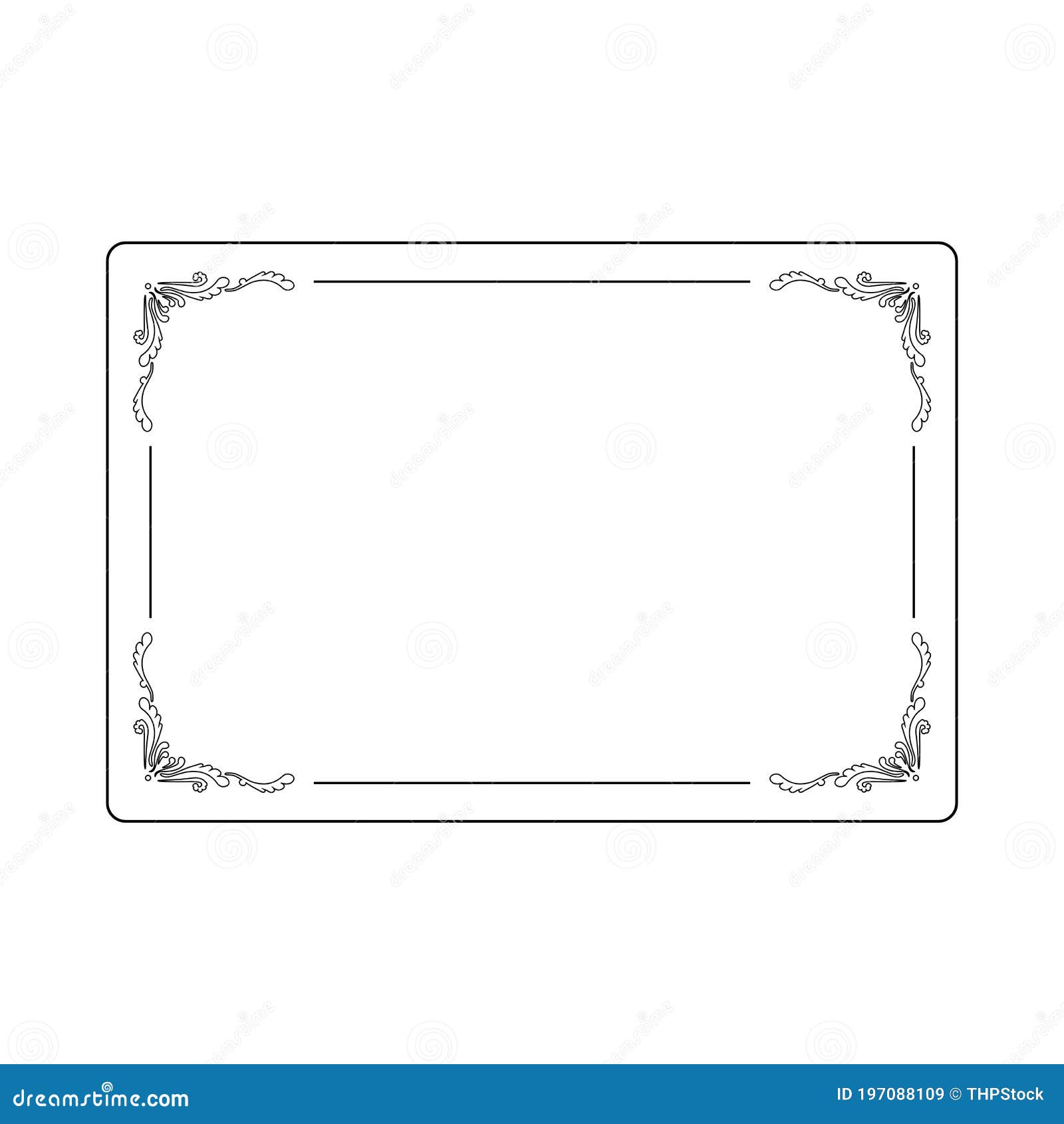 Filigree Border Stock Illustrations – 70,809 Filigree Border Stock ...