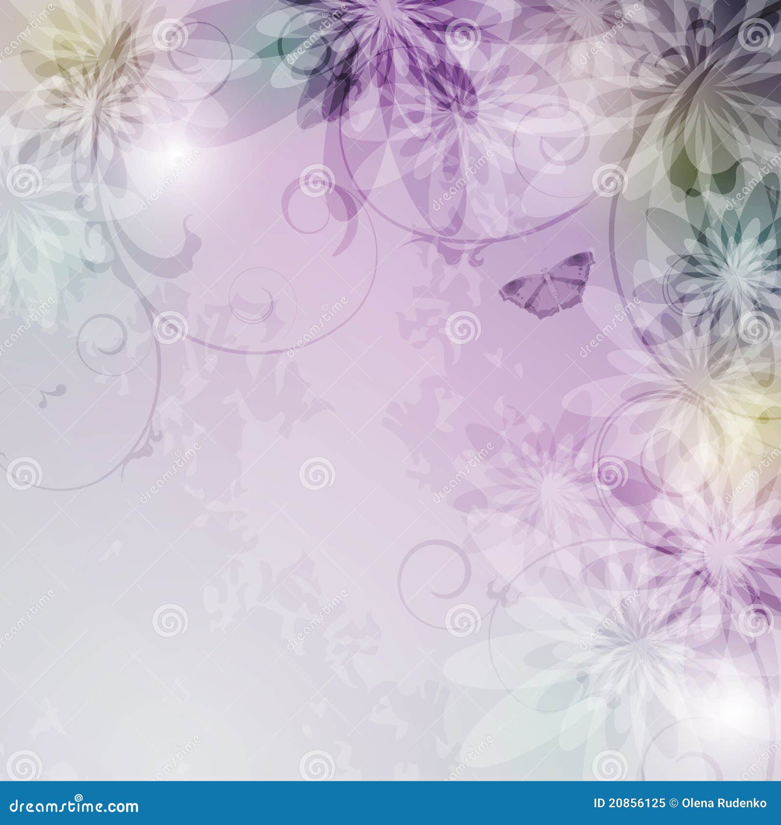 Elegant floral background stock vector. Illustration of design - 20856125