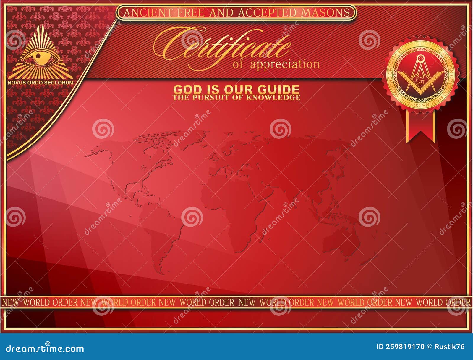 An Elegant Horizontal Blank for Creating Certificates in Red Tones with ... An Elegant Horizontal Blank for Creating Certificates in Red Tones with ...