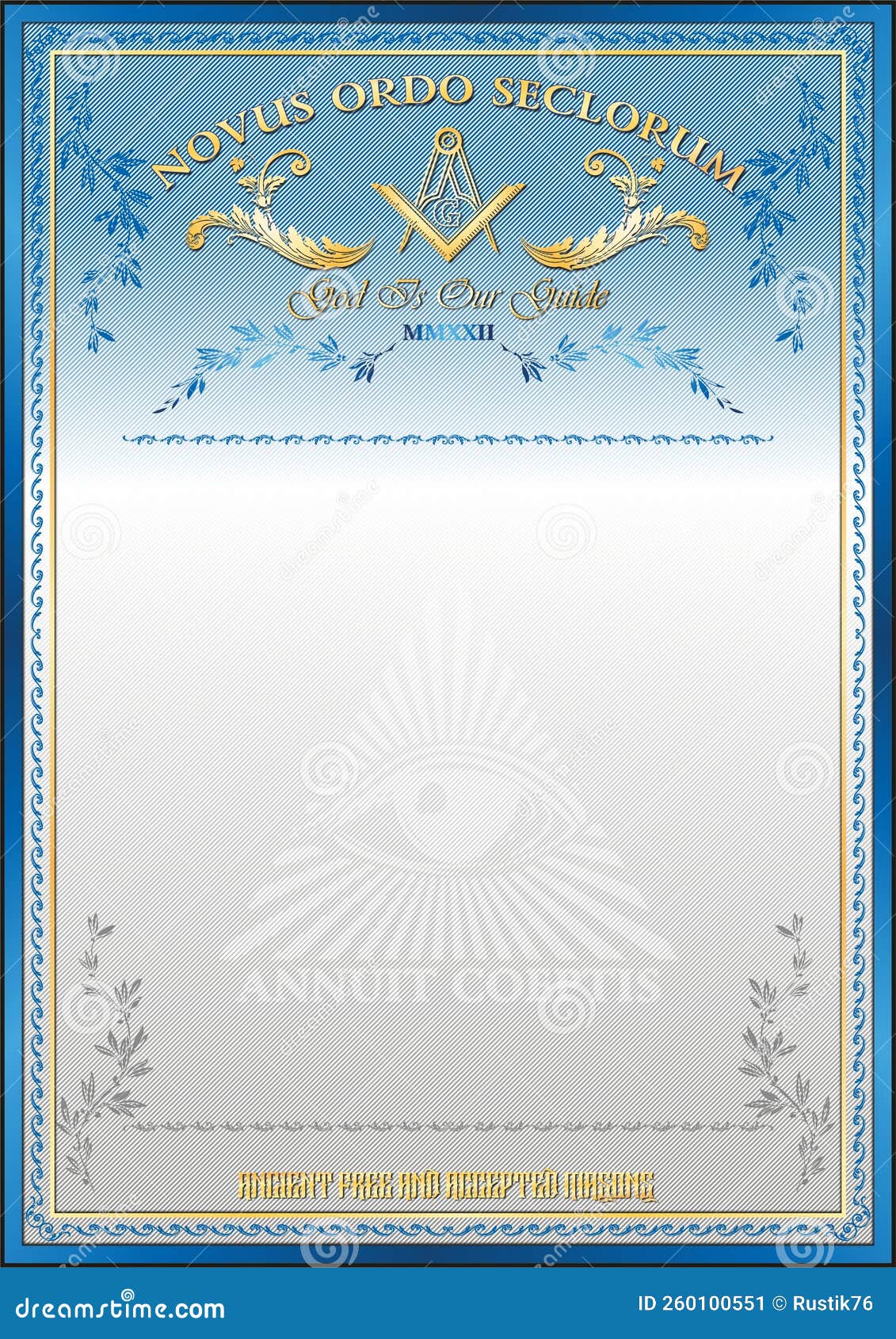 Vertical Blank for Creating Certificates, Diplomas or Securities, with ... Vertical Blank for Creating Certificates, Diplomas or Securities, with ...