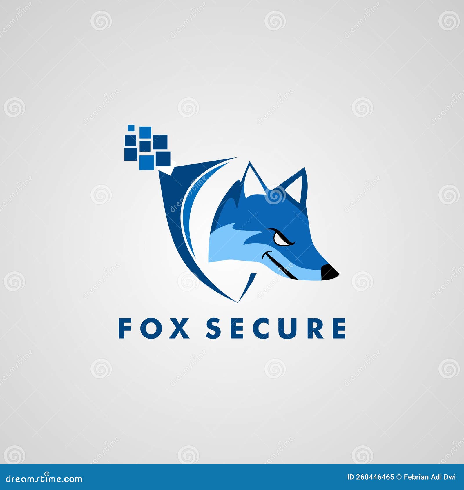 Elegant Fox Logo Icon Vector Stock Vector - Illustration of ...