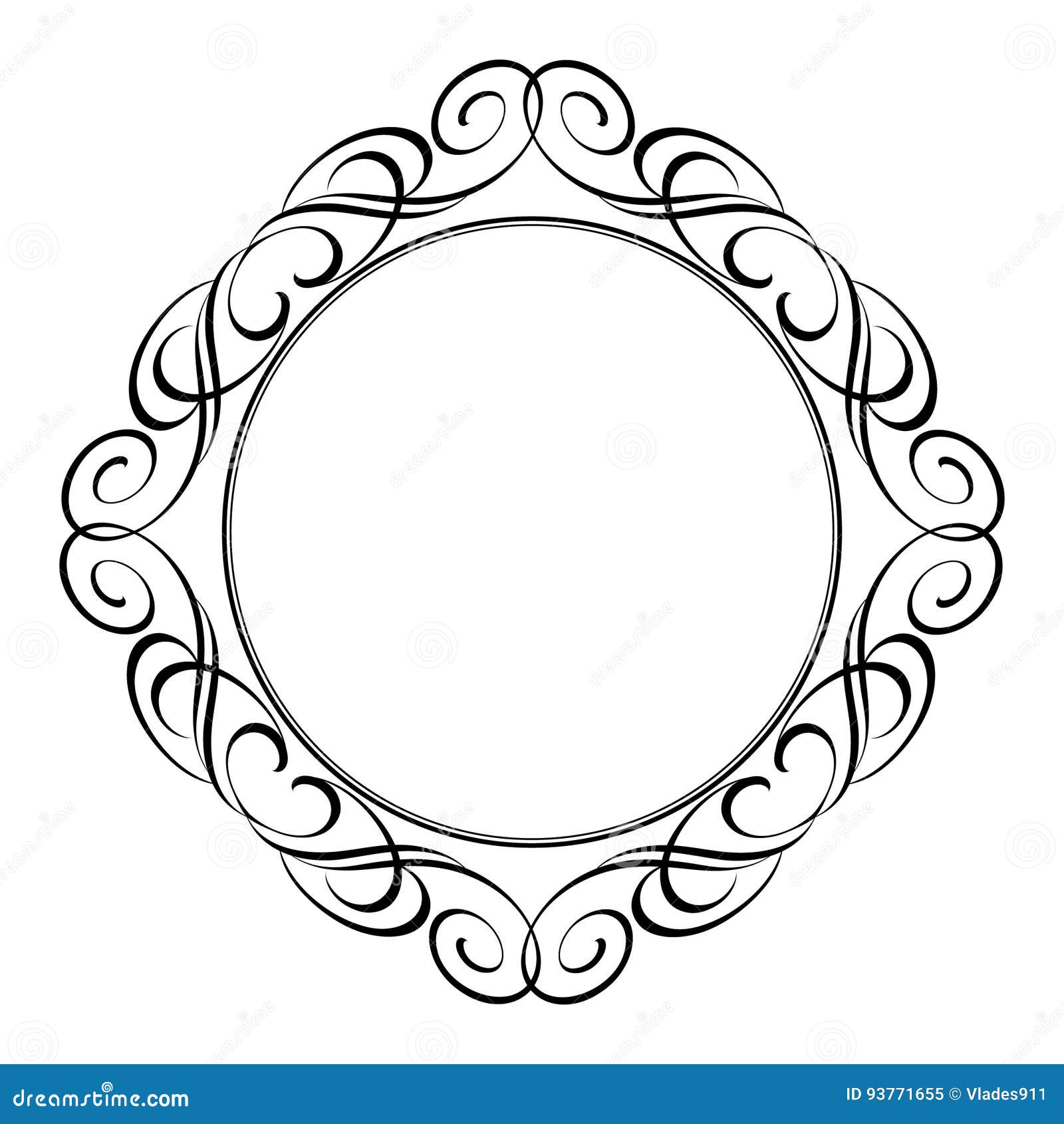 Elegant Frames.Vector Illustration. Stock Vector - Illustration of ...