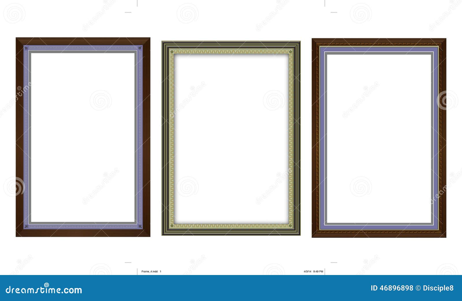 Elegant Frames stock illustration. Illustration of beauty - 46896898
