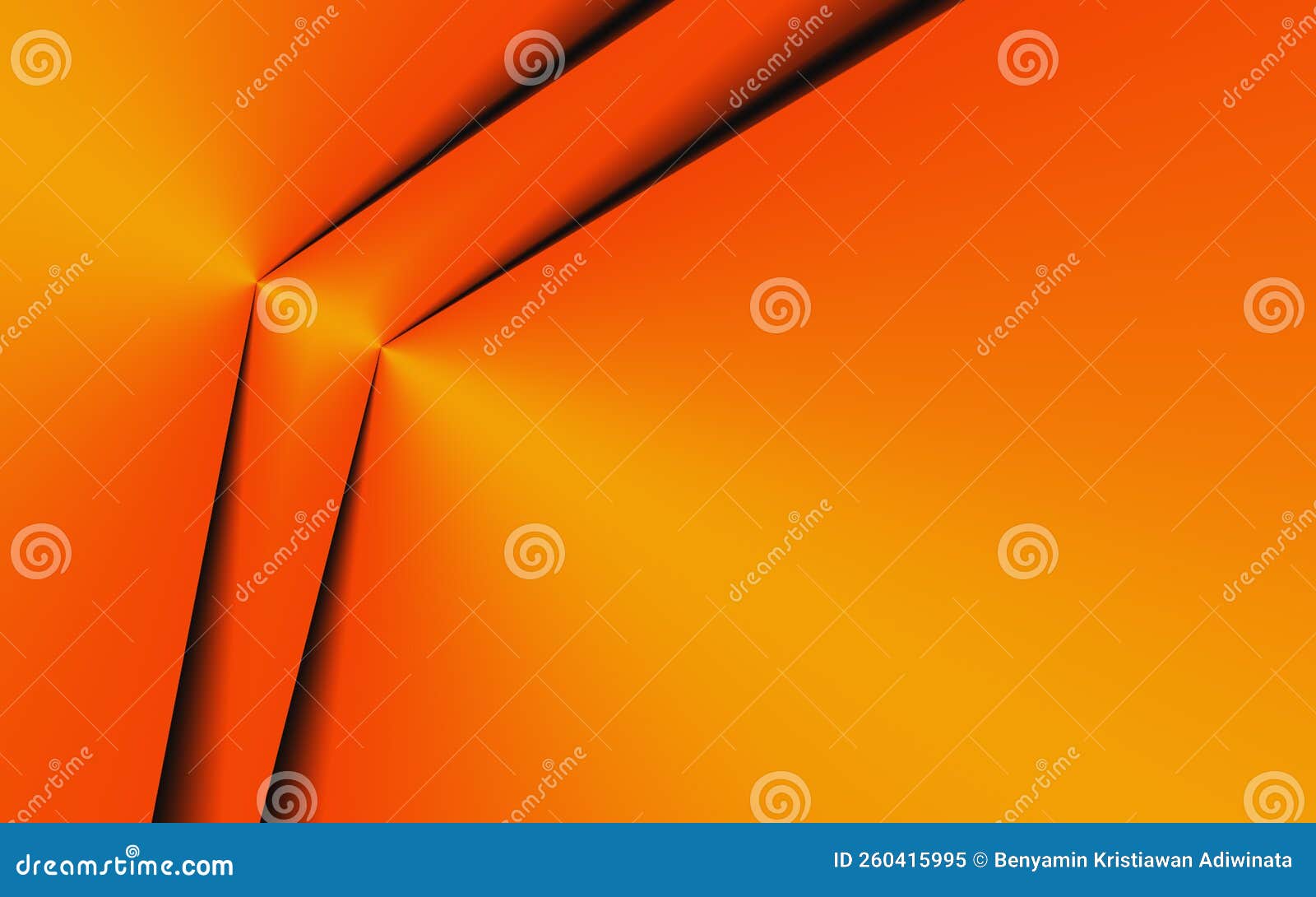Elegant and Fresh Orange Paper Fold Abstract Background Stock ...