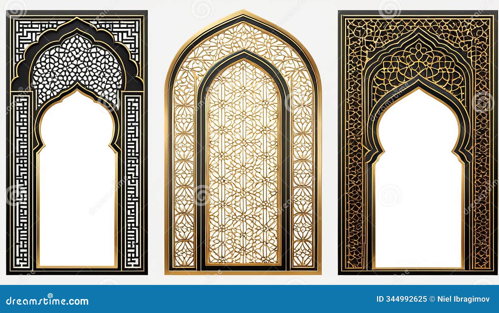 Elegant Geometric Patterns in Ornate Windows Design Stock Image - Image ...