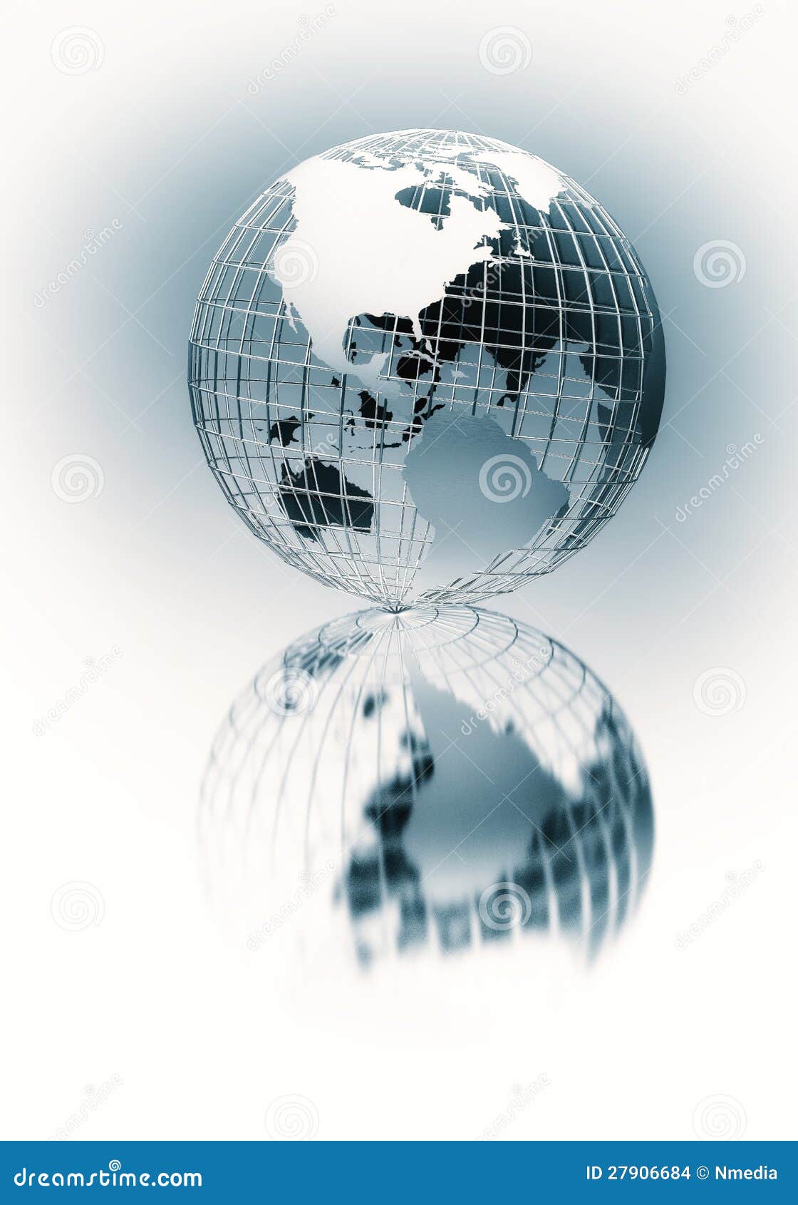 Elegant Globe Vertical stock illustration. Illustration of business ...