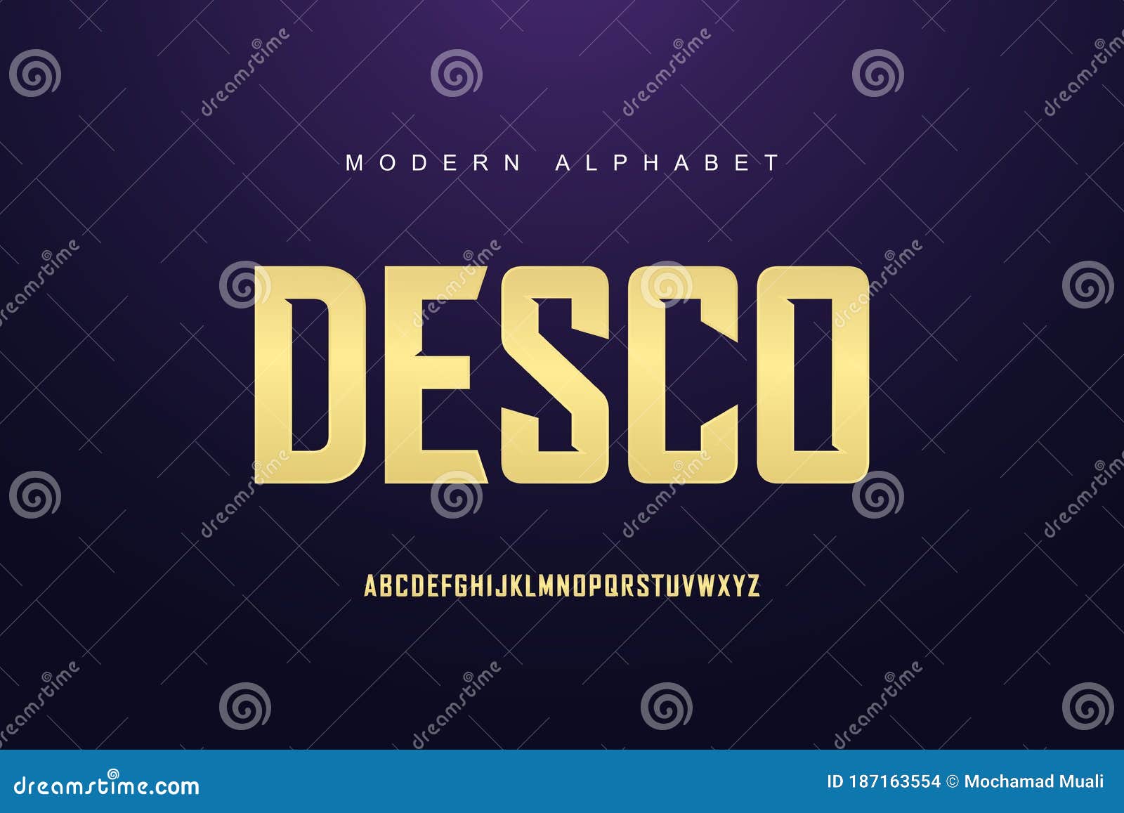 Elegant Gold Alphabet Font Set. Typography Modern Style Display Font ...