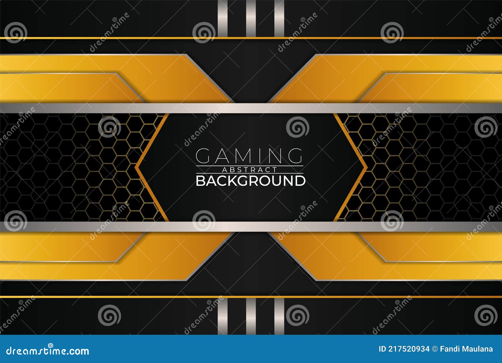 Elegant Gold And Dark Futuristic Modern Gaming Background Concept With ...