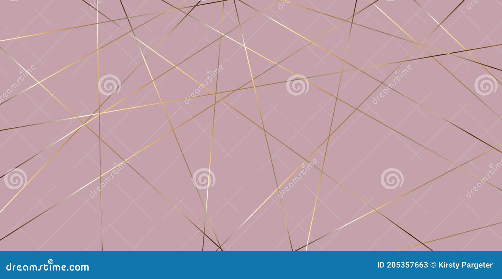 Elegant Gold and Pink Low Poly Banner Design Stock Vector ...