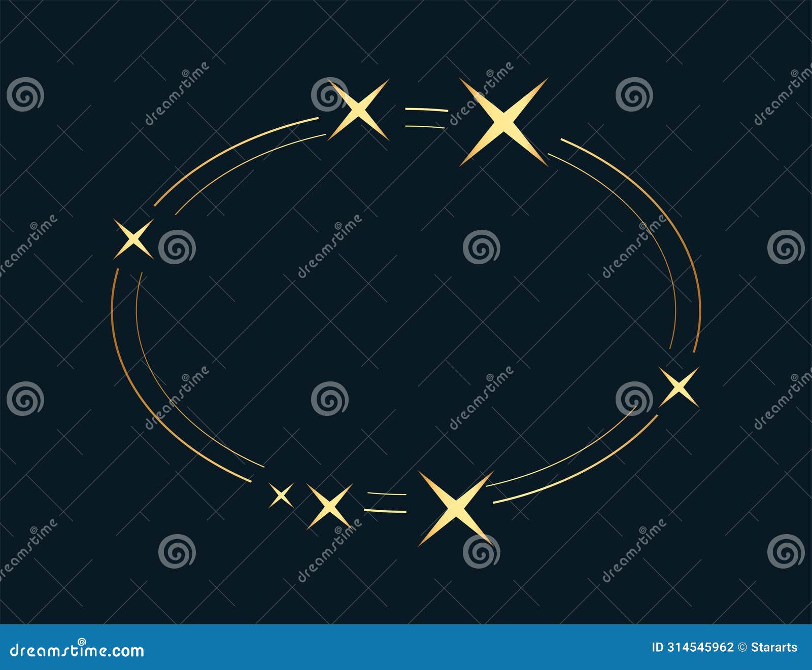 Golden Twinkle Stars Vector Transparent Stock Image | CartoonDealer.com ...