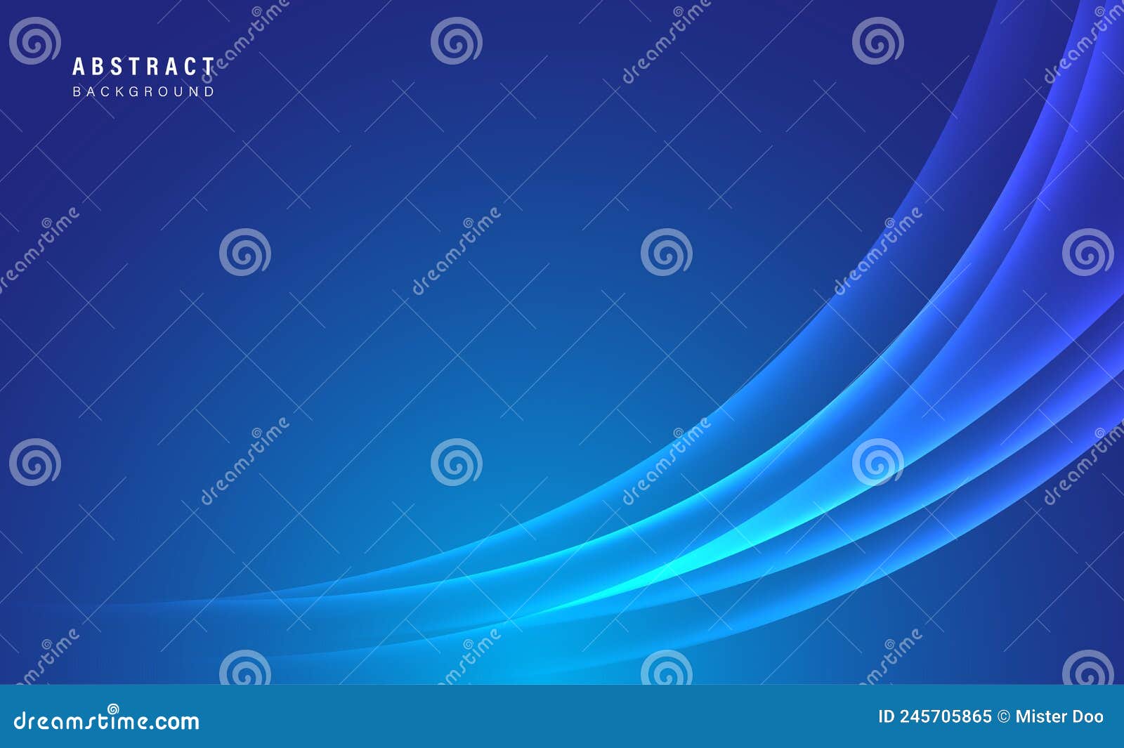 Elegant Gradient Blue Background with Shinny Shape. New Abstract Blue ...