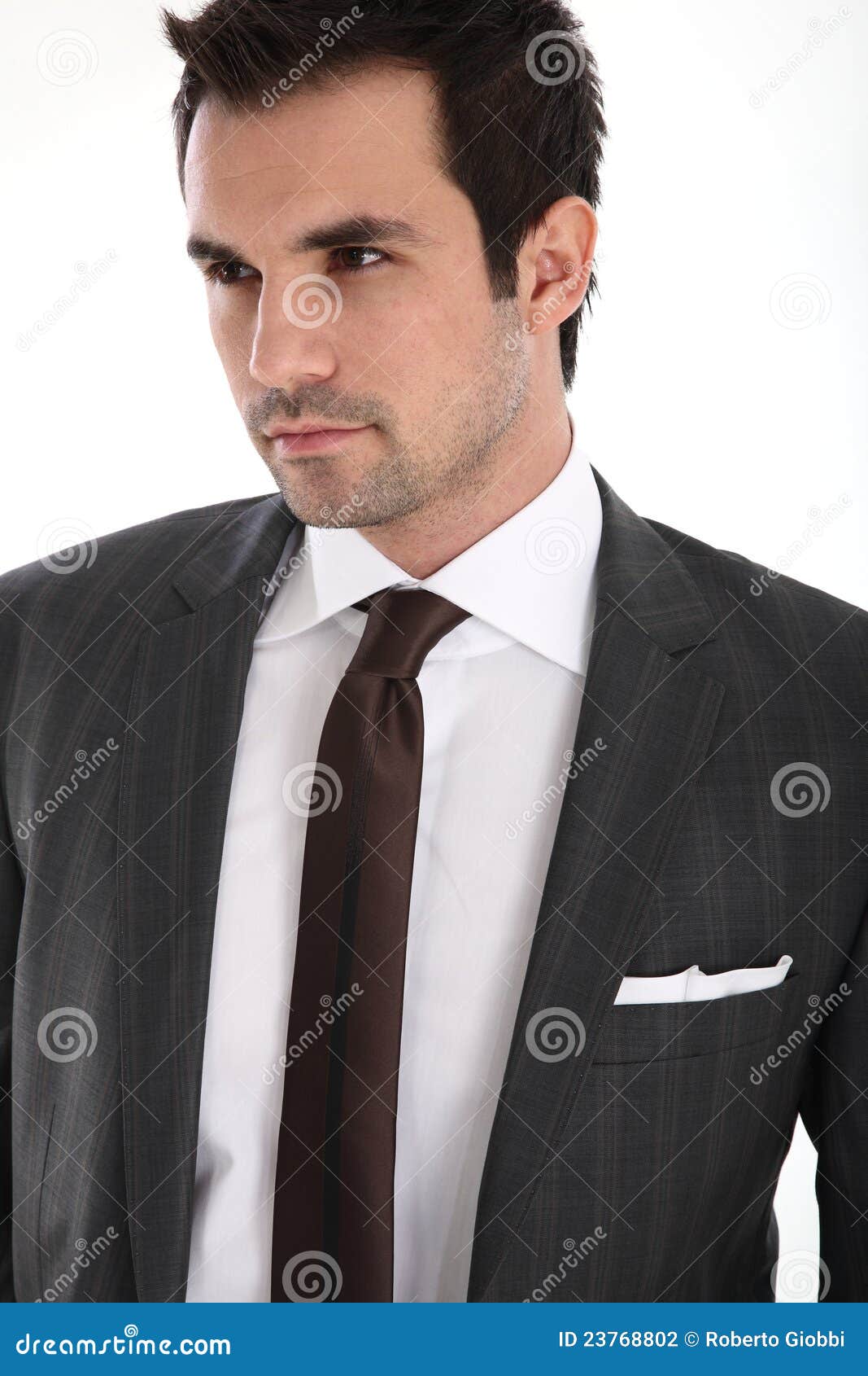 Elegant Handsome Man in Suit Stock Photo - Image of elegant, holding ...