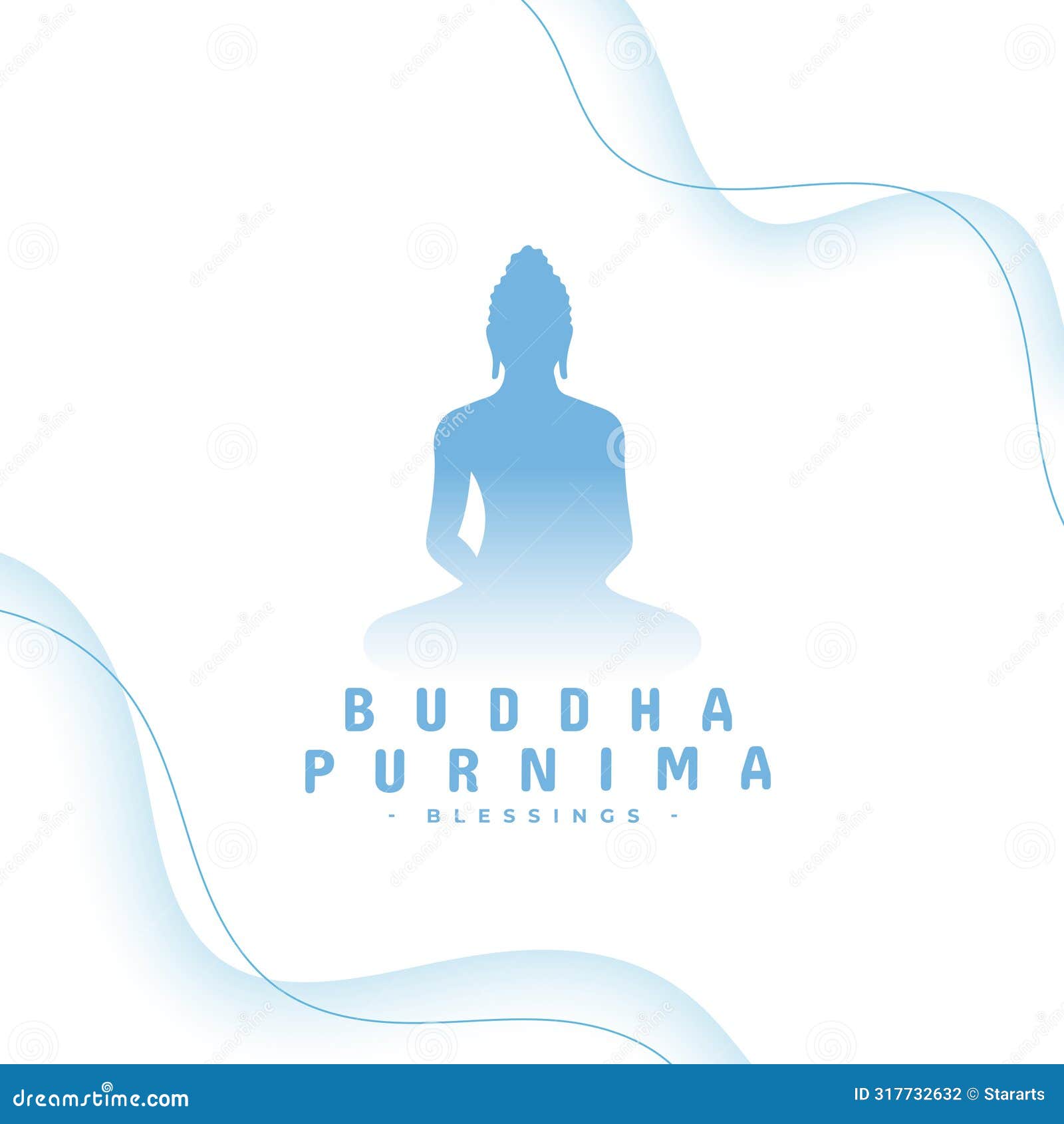 Buddha Or Guru Purnima Religious Banner With Text Space Vector ...