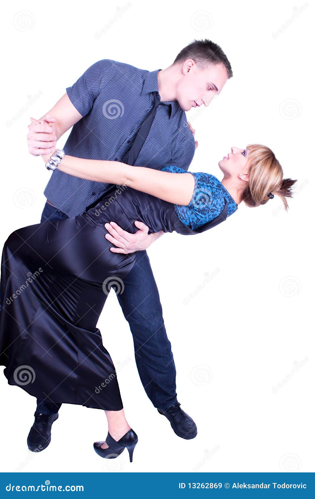 Elegant and Happy Romantic Dancing Couple Stock Image - Image of ballet ...