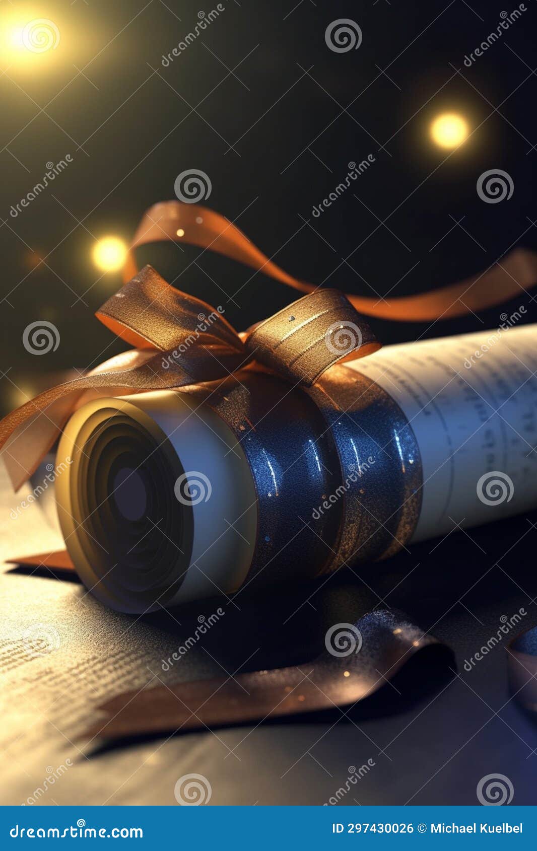 Elegant High School Graduation Scroll: Unfolding Achievements and ...