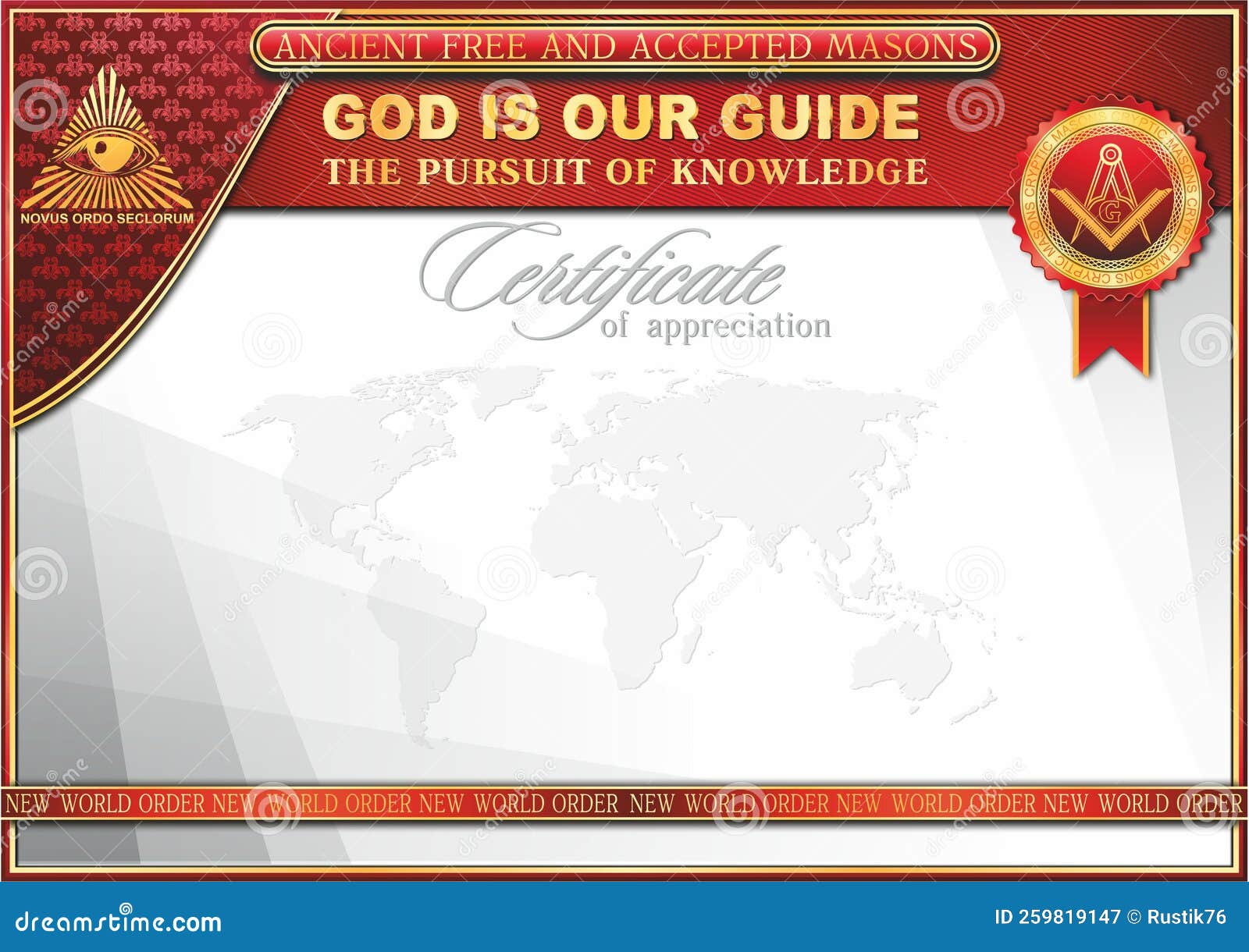 An Elegant Horizontal Blank for Creating Certificates with Masonic ...