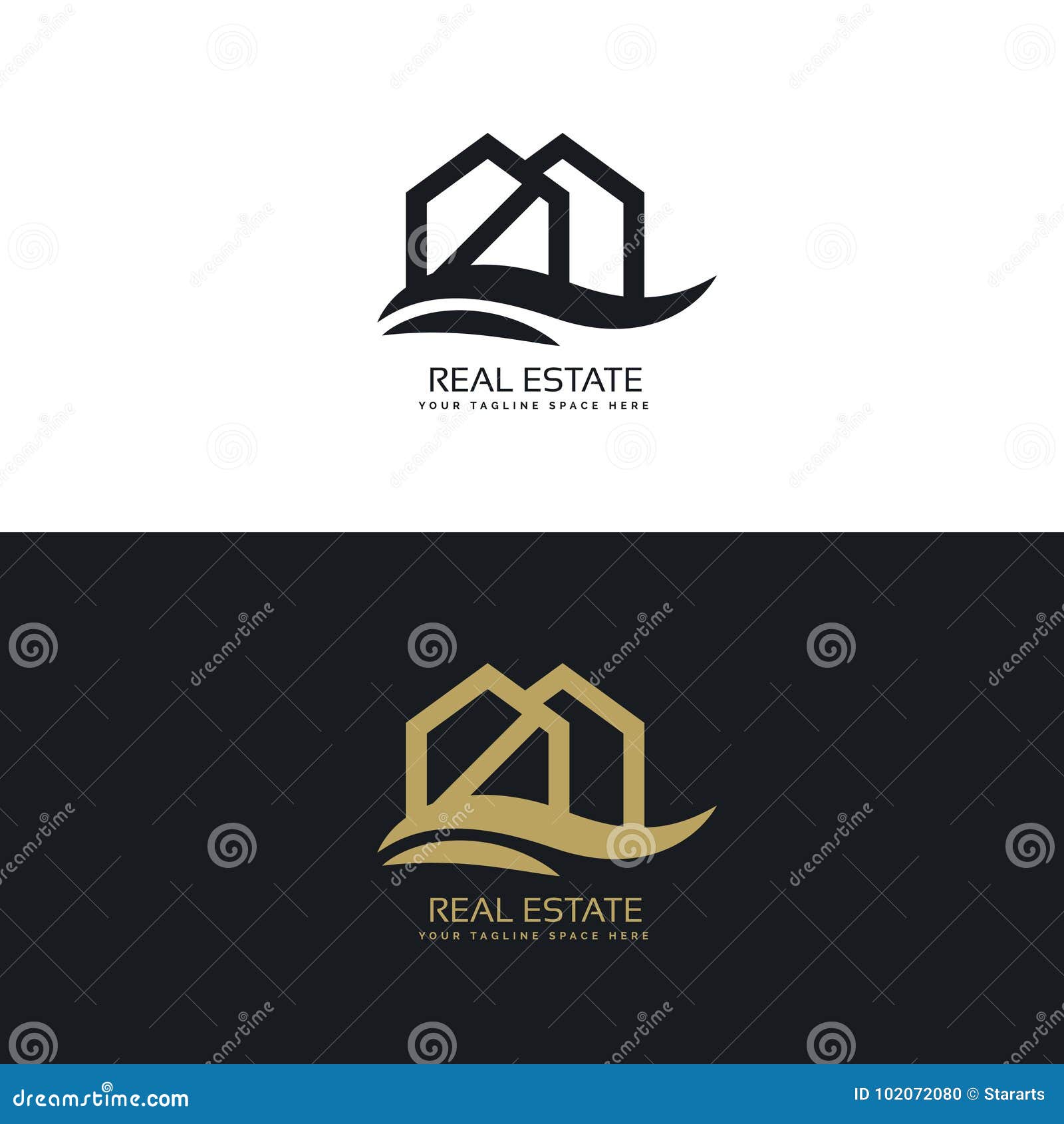 Elegant House Estate Logo Design. Creative Idea Logos Designs Vector ...