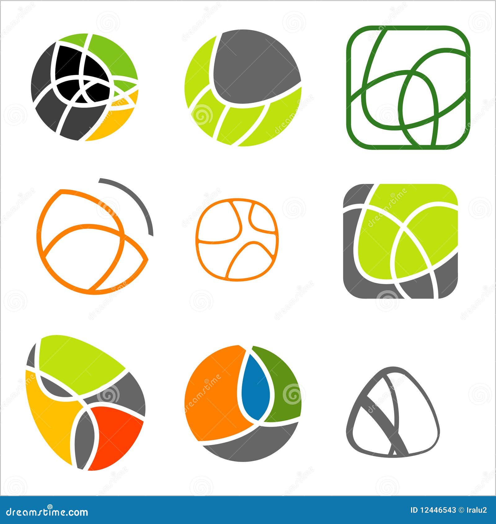 Elegant icons stock vector. Illustration of icon, ideas - 12446543