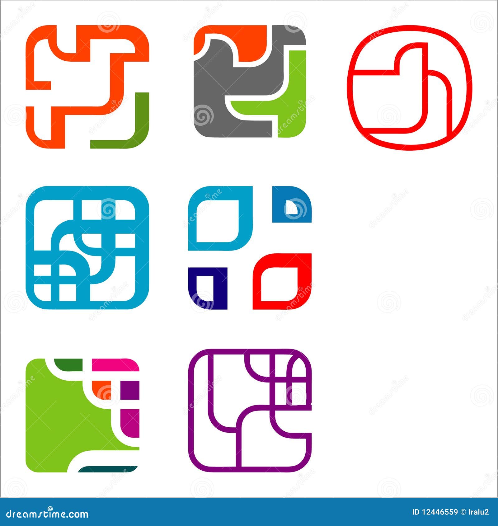 Elegant icons stock vector. Illustration of element, icon - 12446559