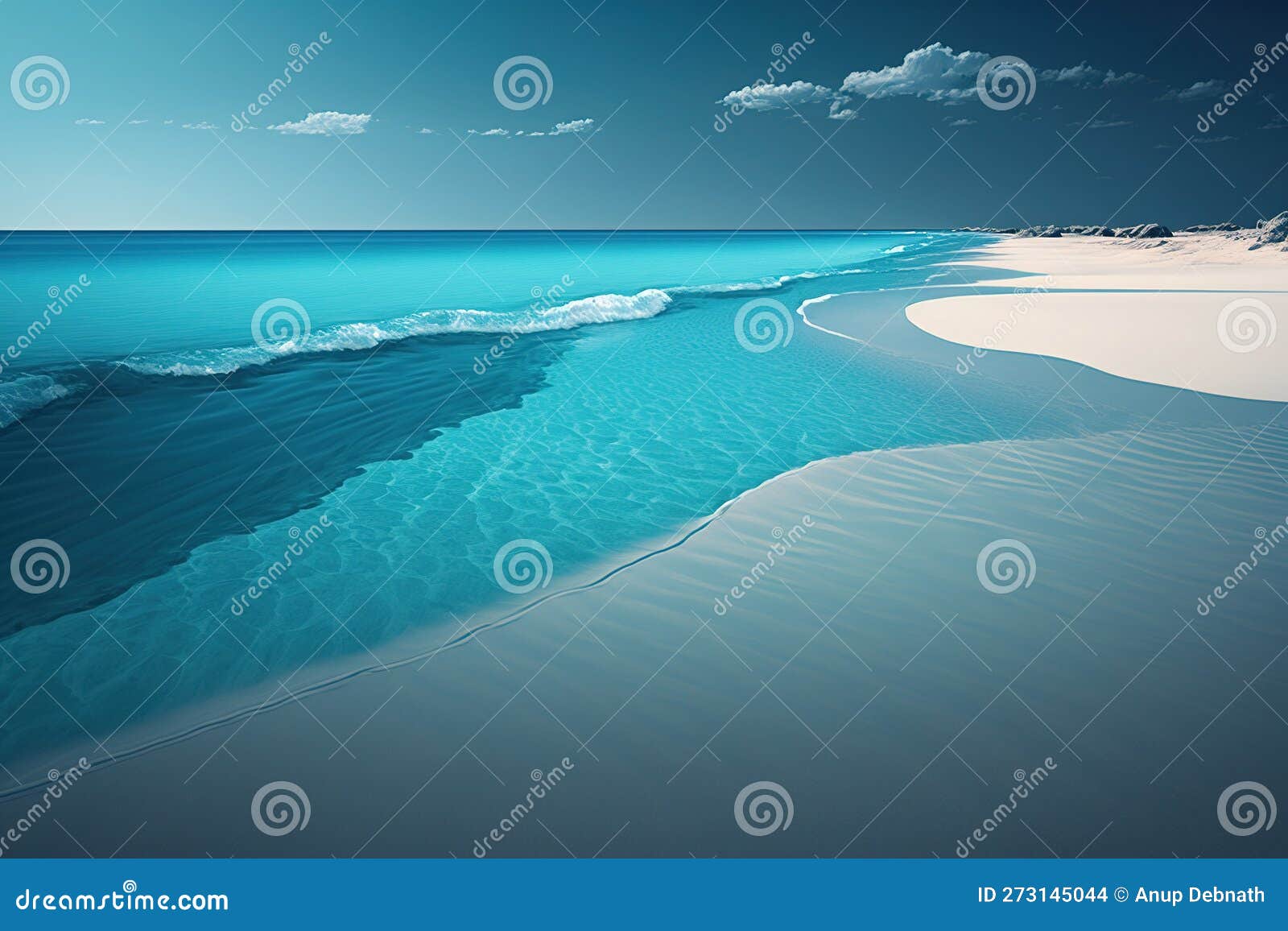 Elegant Image of Blue Water and Beach, this Visual is Fitting for Your ...