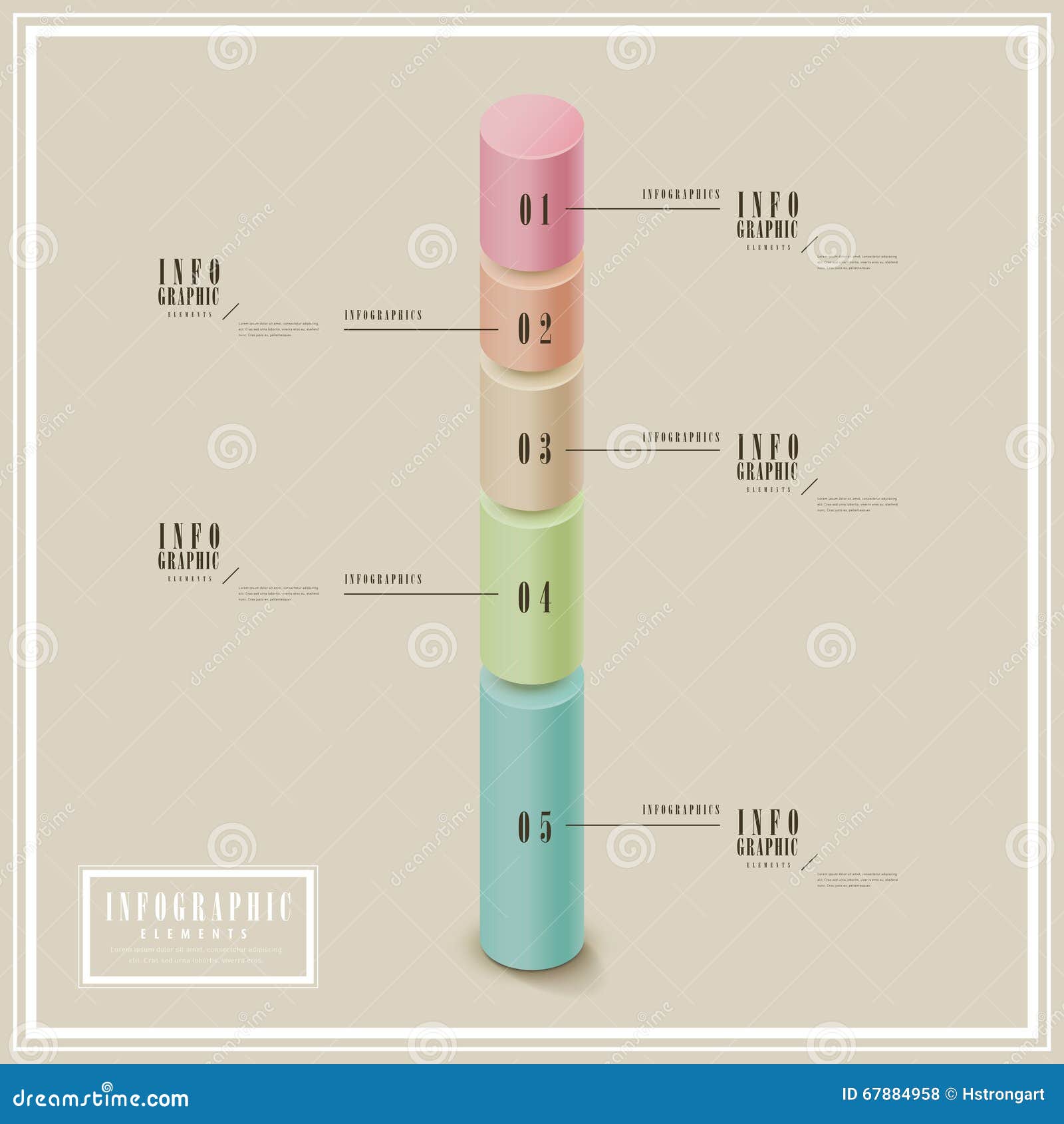 Elegant Infographic Template Stock Vector - Illustration of elegant ...