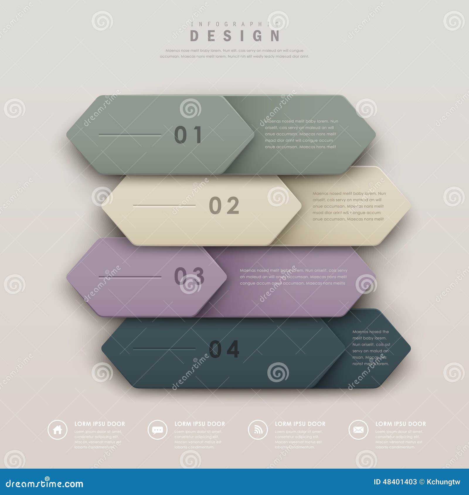 Elegant Infographic Template Design Stock Vector - Illustration of ...
