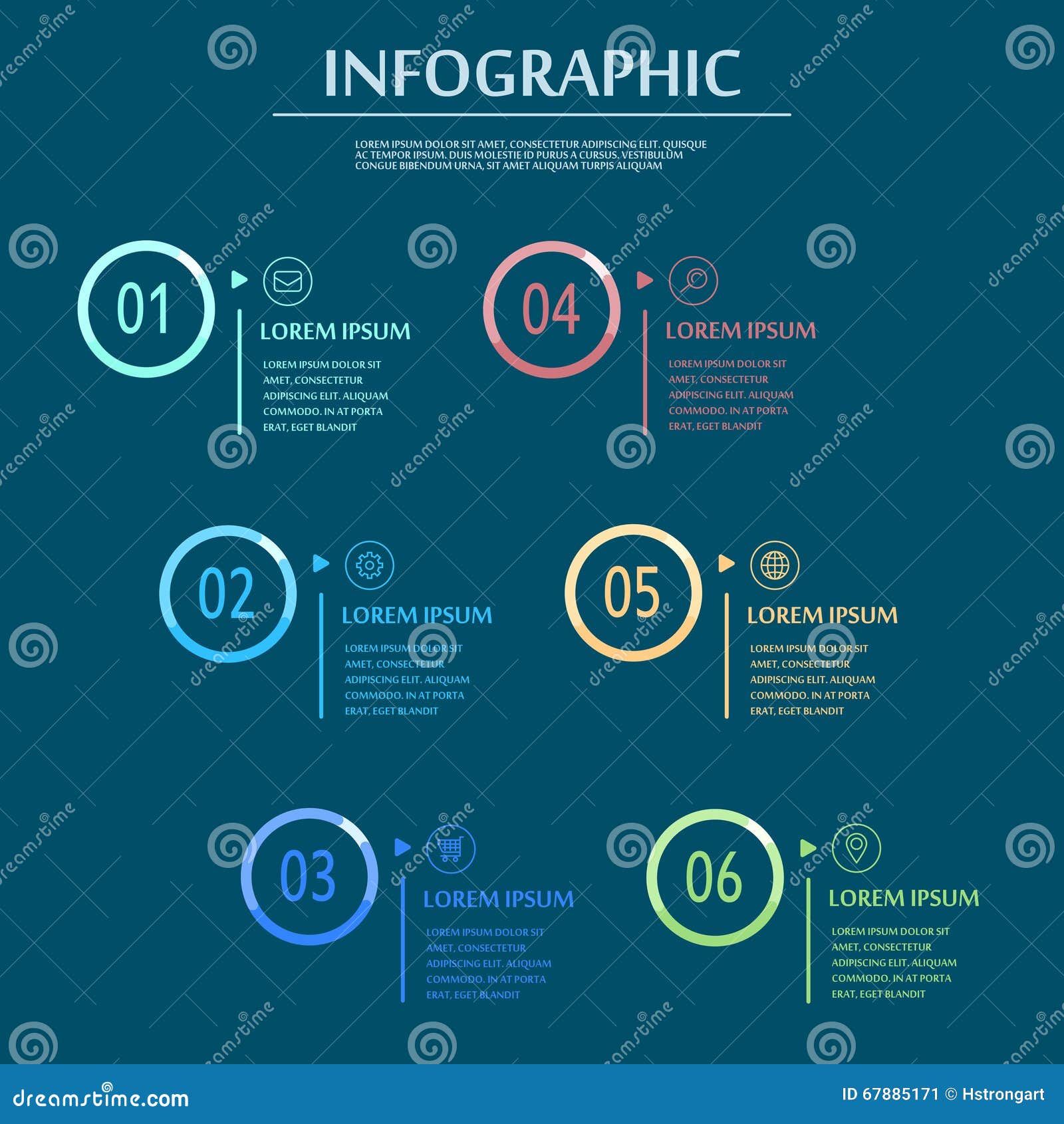 Elegant Infographic Template Stock Vector - Illustration of abstract ...