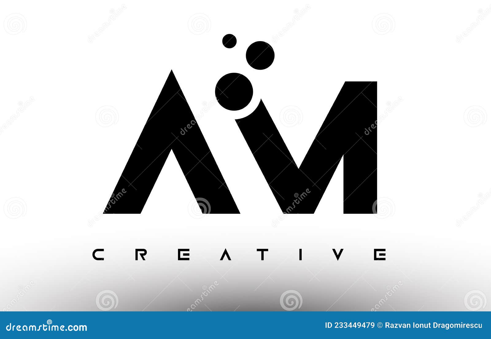 Am Elegant Letter Logo Design. am Letter Icon with Creative Look Vector ...