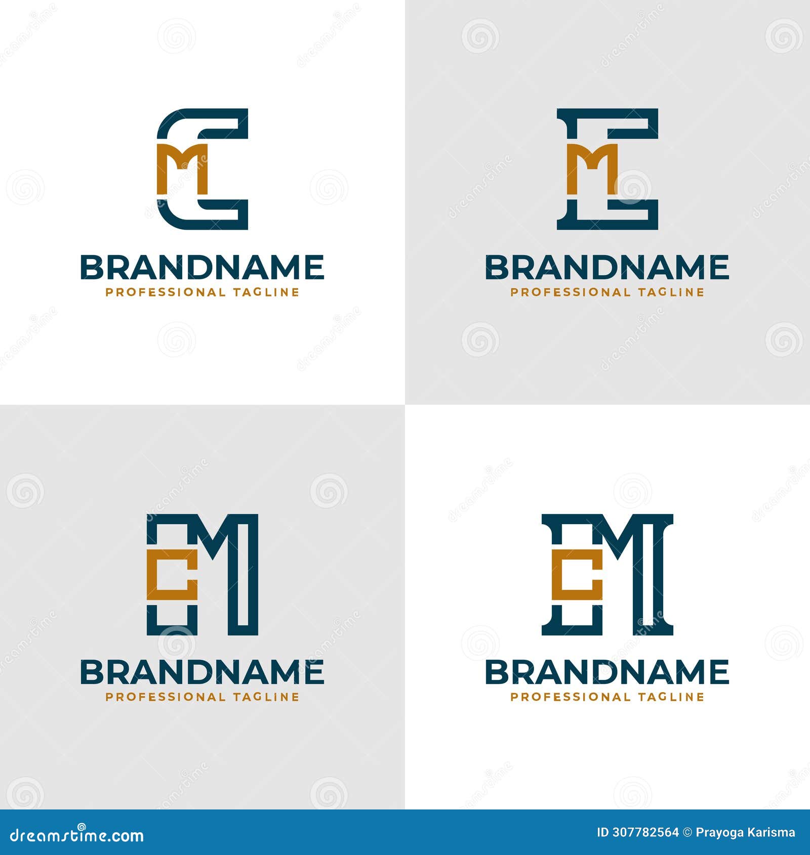 Elegant Letters CM and MC Monogram Logo, Suitable for Business with CM ...
