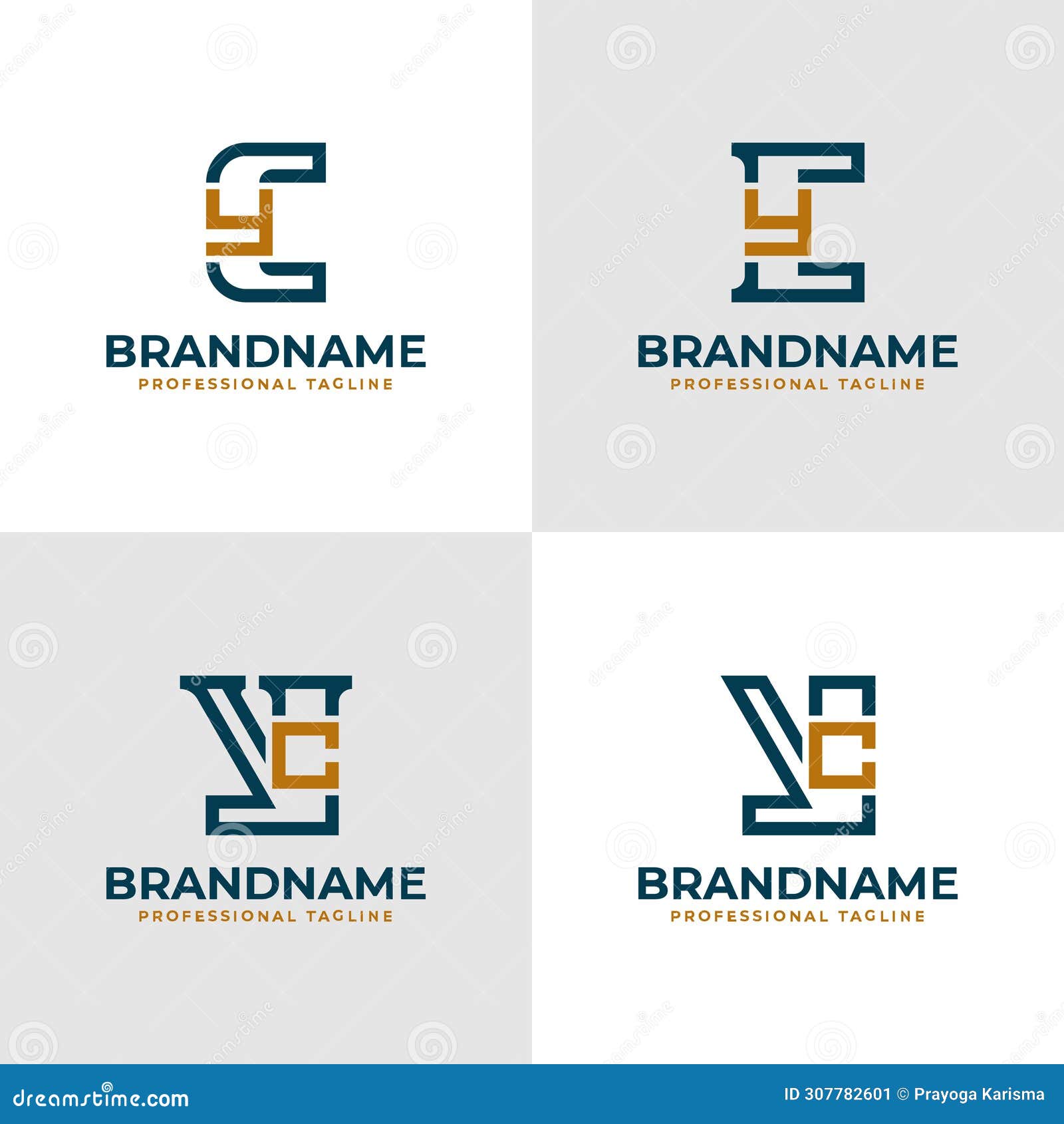 Elegant Letters CY and YC Monogram Logo, Suitable for Business with CY ...