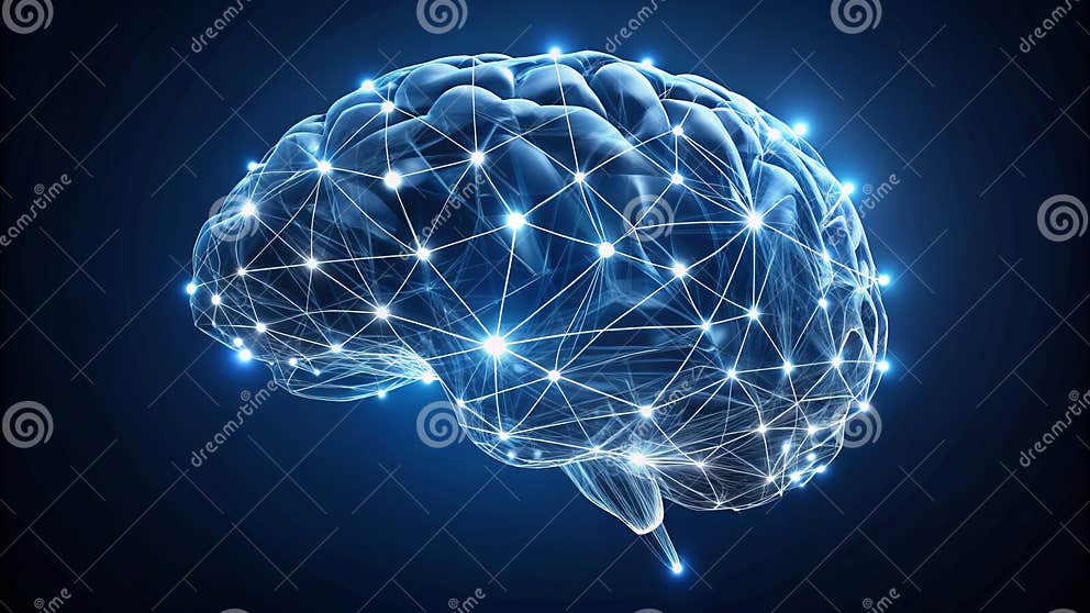 Elegant Line Art Illustration of a Brain a Visual Exploration of the ...