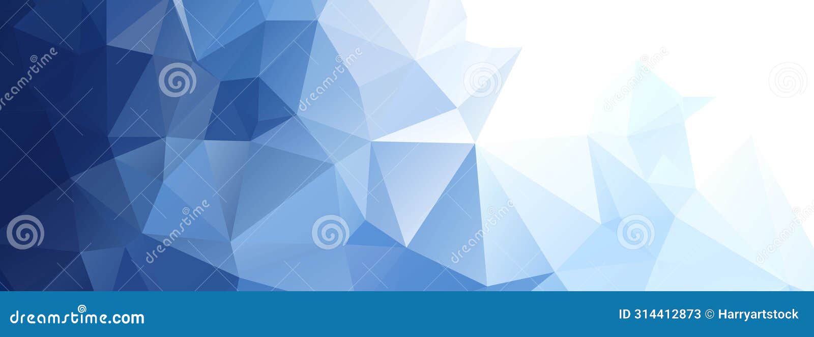 Elegant Low Poly Dark Blue Triangle Banner Design Stock Vector ...