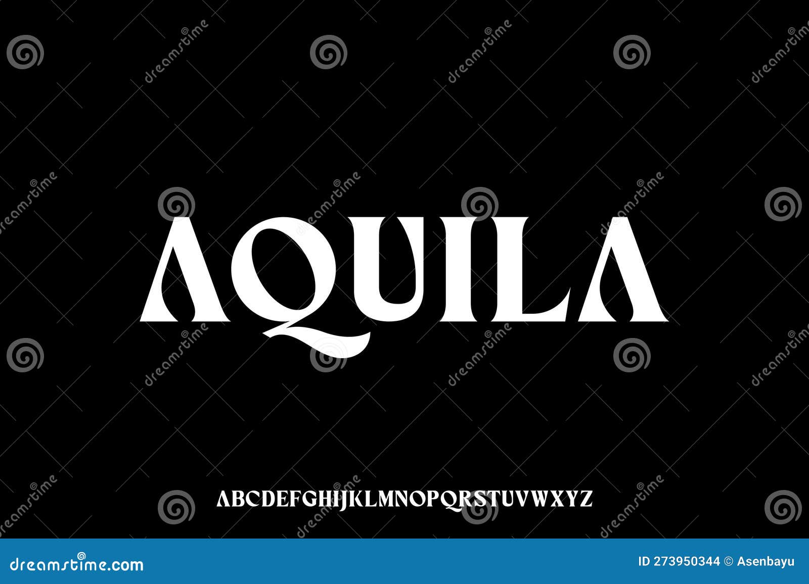 Bold Abstract Elegant Serif Display Font Vector. Stock Vector ... Bold Abstract Elegant Serif Display Font Vector. Stock Vector ...