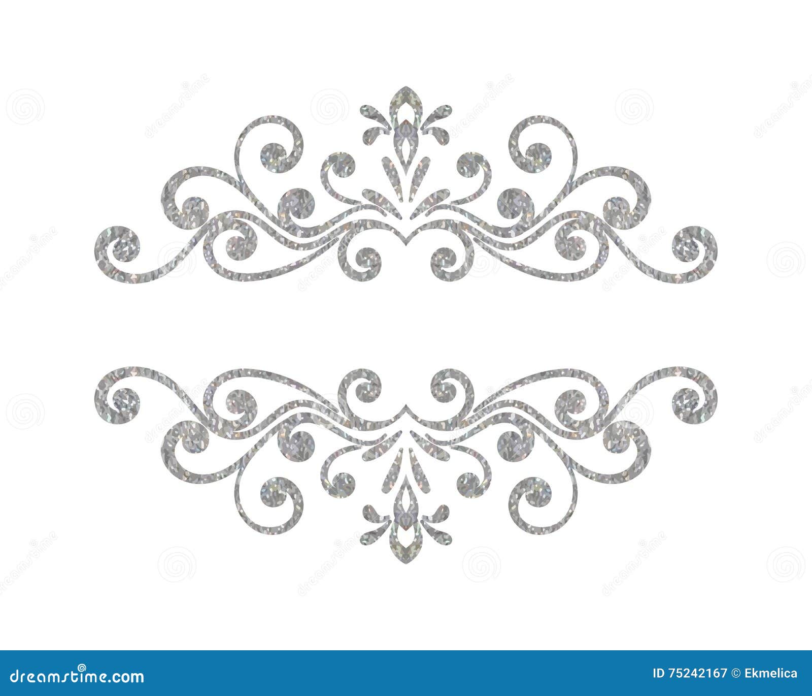 Elegant Luxury Vintage Silver Floral Border Stock Vector - Illustration ... Elegant Luxury Vintage Silver Floral Border Stock Vector - Illustration ...